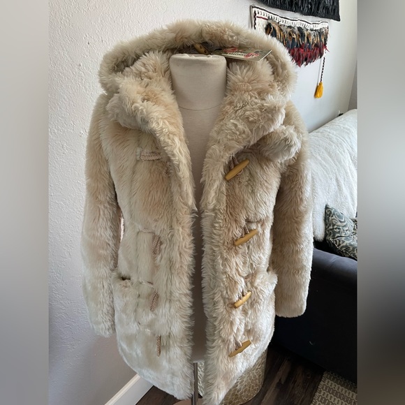 Glassons | Jackets & Coats | New Glassons Faux Fur Coat With Hood ...